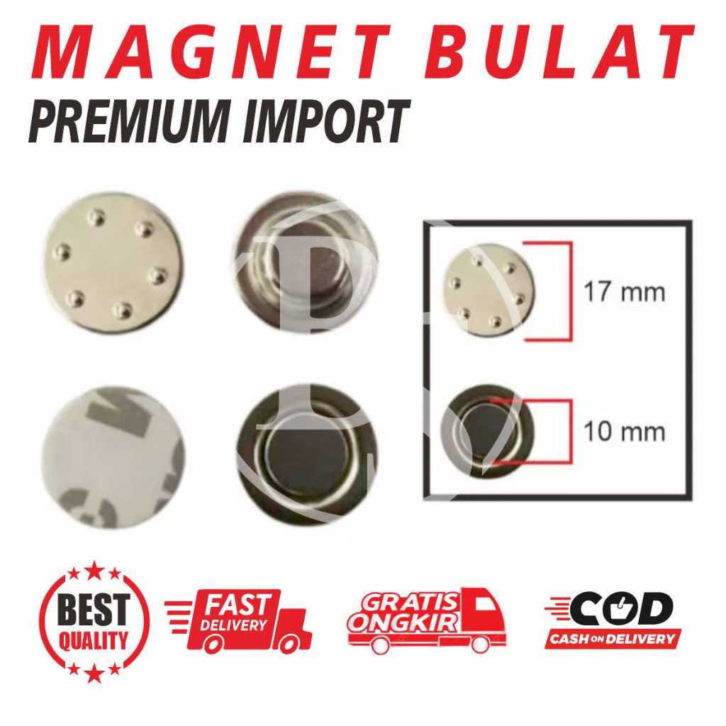Jual Magnet Pin / Magnet Name Tag D17 Dada Premium | Shopee Indonesia