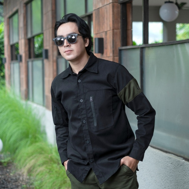 Jual Caqep Kemeja Panjang Pria Taktikal Kantor Lapangan Casual Keren ...