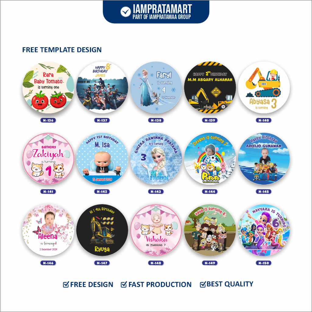 Jual IAMPRATAMART - STIKER BULAT NASI BOX DAN KARTU UCAPAN UNTUK ACARA ...