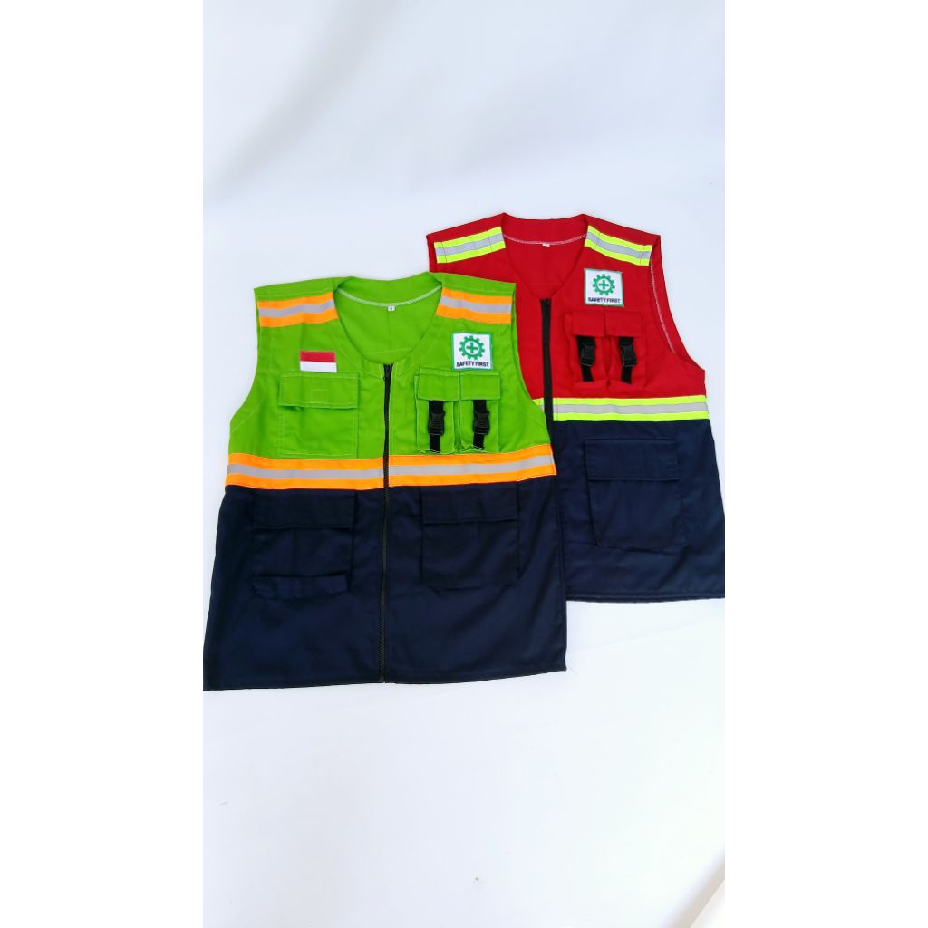 Jual Rompi Safety First K3 Terbaru 2025 Basic Korean Style Bahan ...