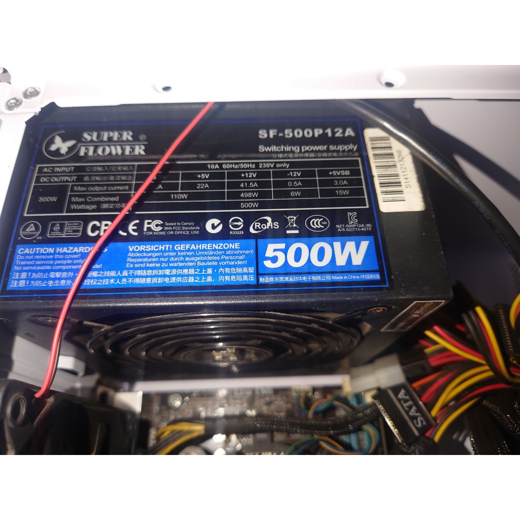 Jual Power supply PSU SUPER FLOWER 500 WATT | Shopee Indonesia