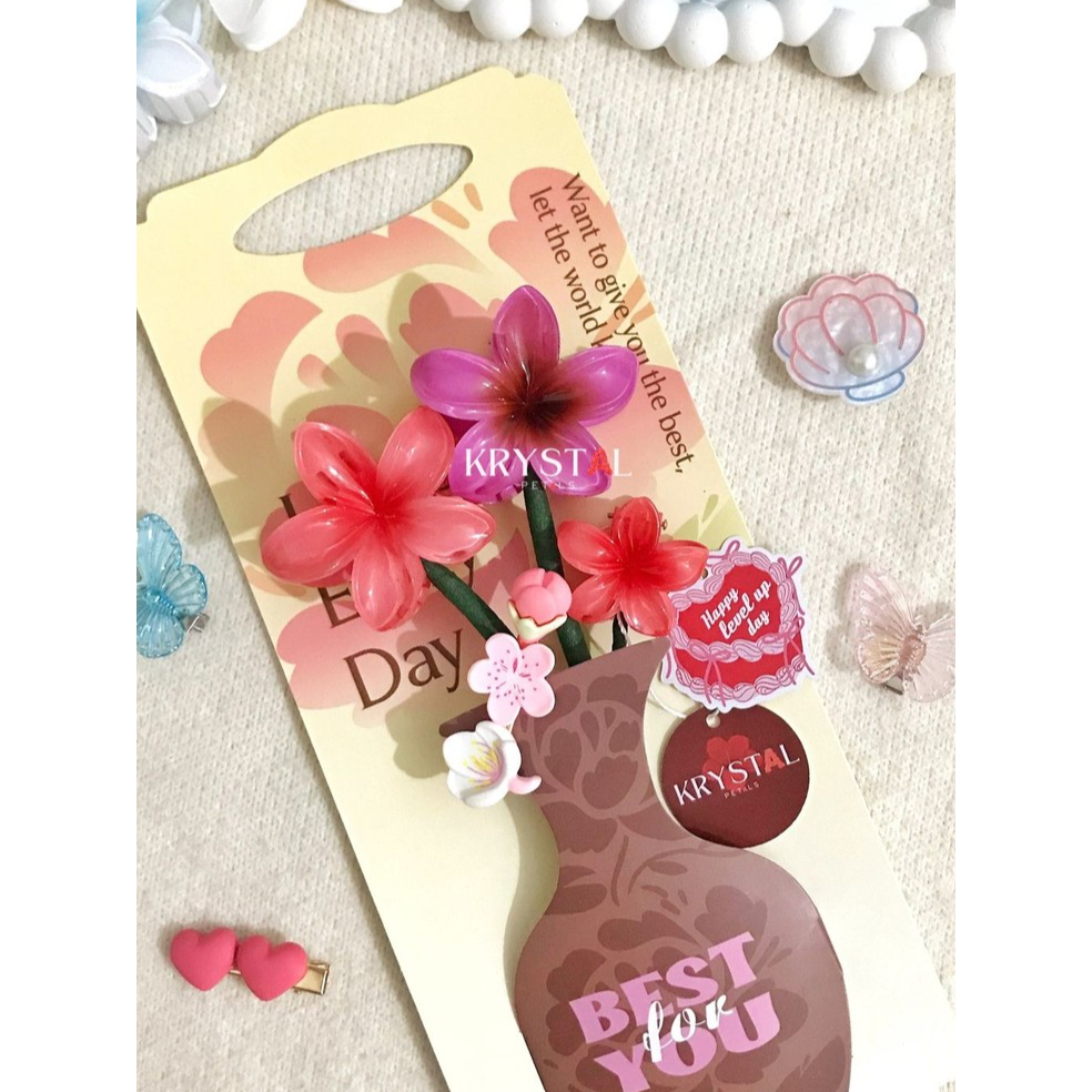 Jual Hairclip Bouquet | Jepitan Bunga Kamboja | Buket Jedai Kamboja ...