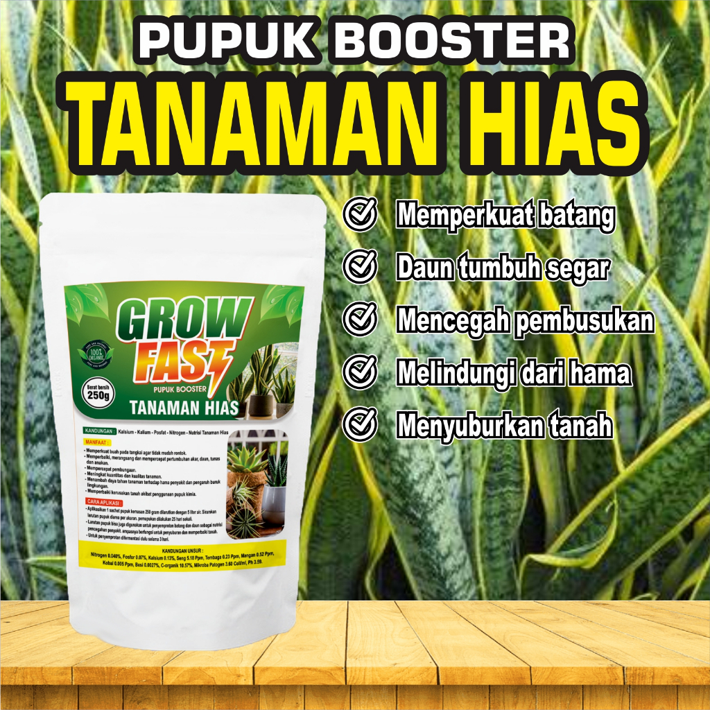Jual PUPUK BOOSTER TANAMAN HIAS 250gr pupuk penyubur tanaman pupuk ...