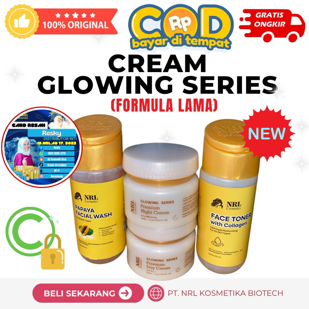 Jual PAKET NRL GLOWING SERIES (FORMULA LAMA) | Shopee Indonesia