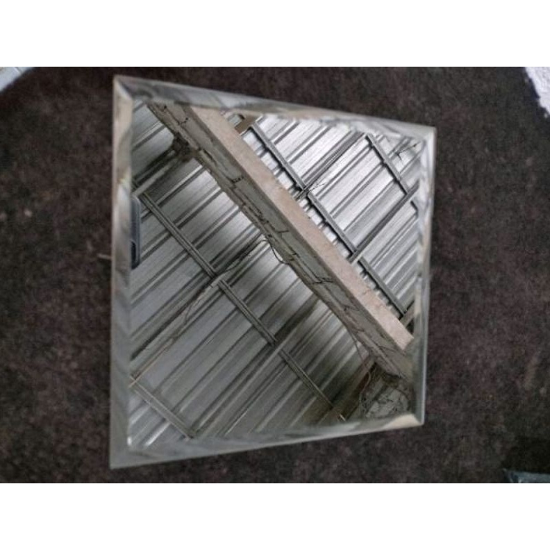 Jual KODE H68Z kaca cermin bevel ukuran 3x3 tebal 5 mili bevel 1 cm ...