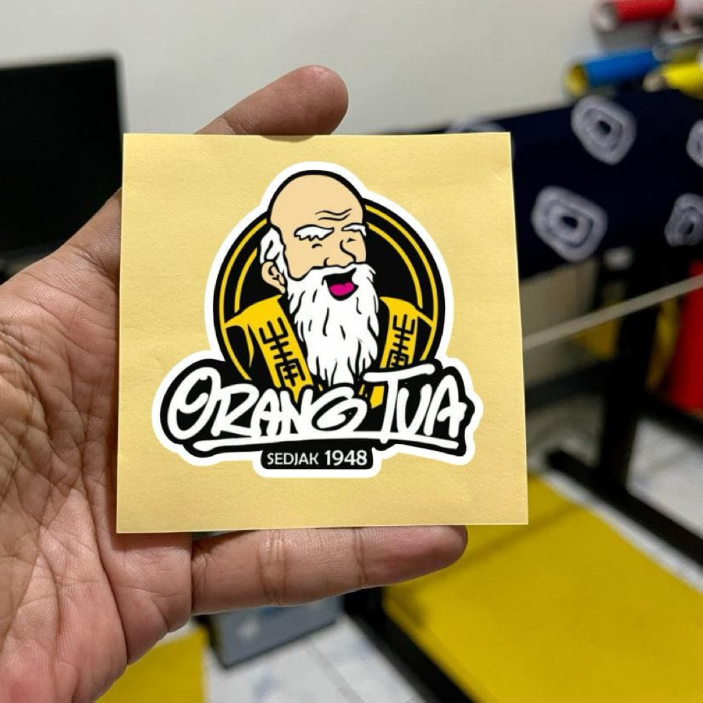 Jual B23, sticker orang tua, orang tua, stiker reflektive nyala,stiker ...