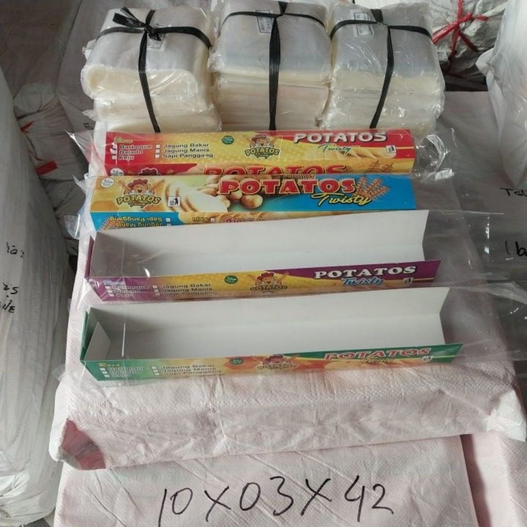 Jual plastik kentang spiral plastik kentang ulir kemasan plastik ...