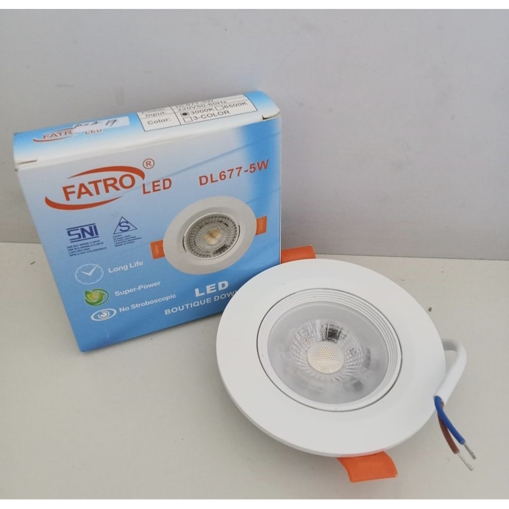 Jual Downlight Spot Light 3w Fatro | Shopee Indonesia