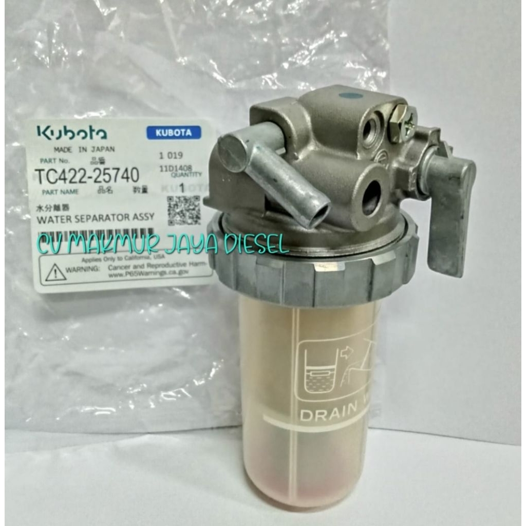 Jual Assy Water Separator,Filter Assy L4018 TC422-25740 Kubota Genuine ...