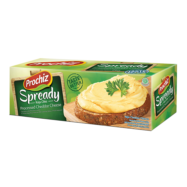 Jual (2 KG) PROCHIZ SPREADY 2 KG KEJU OLES VIRAL CHEDDAR CHEESE SPREAD ...
