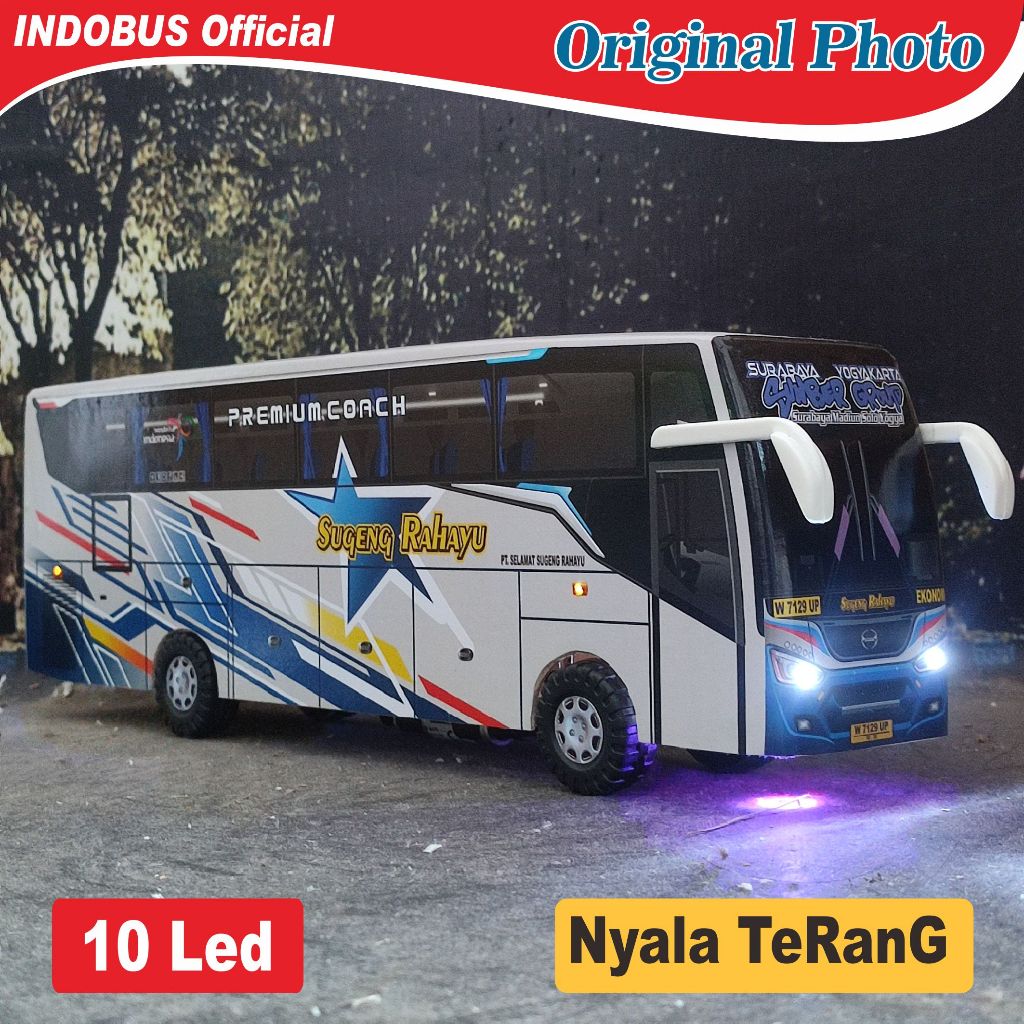 Jual Miniatur Bus Bis SR Lumba-lumba JB5 Kacang Atom | Shopee Indonesia
