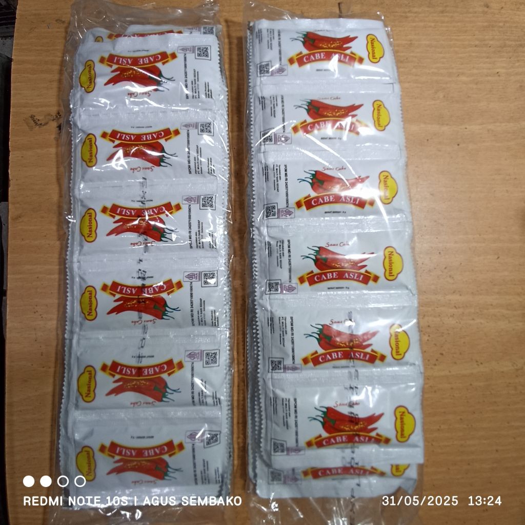Jual 1 PAK sambal asli nasional stick isi 24s | Shopee Indonesia