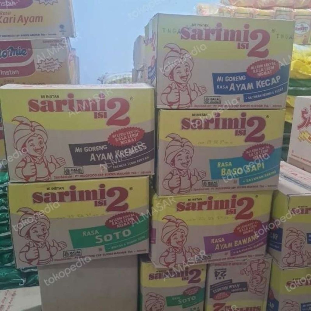 Jual Mie instan Sarimi2 All Varian rasa isi 24pcs (per dus) | Shopee ...