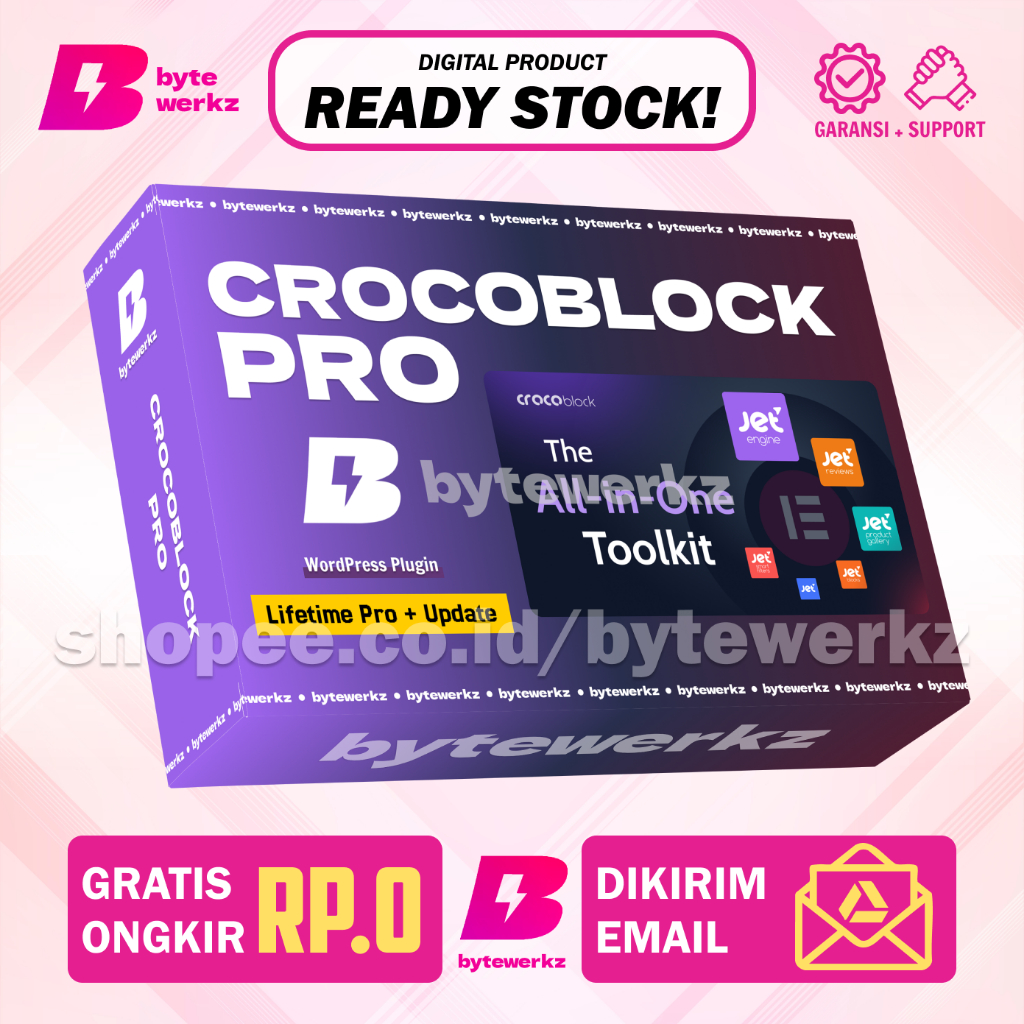 Jual JET CROCOBLOCK PLUGINS PRO WP PLUGIN - ADDONS FOR ELEMENTOR WORDPRESS LIFETIME + UPDATE ...