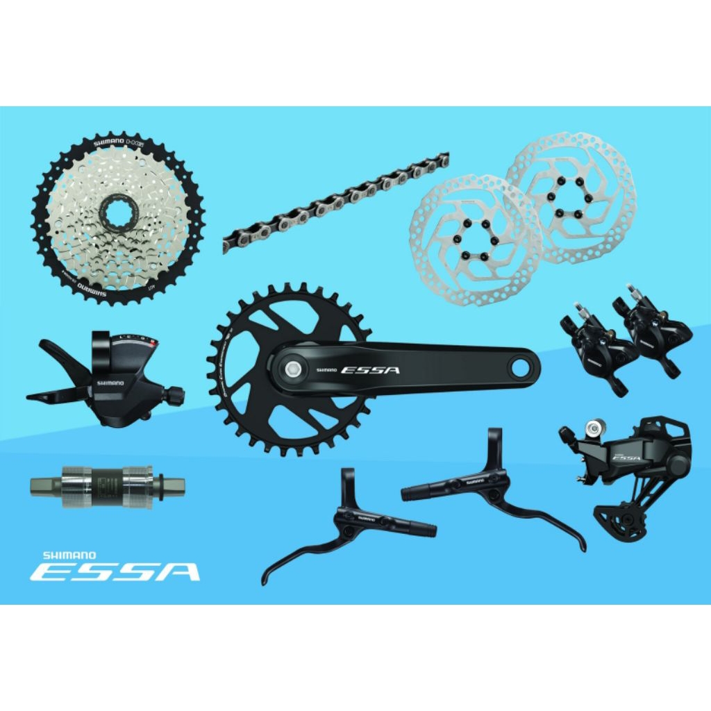 Jual Groupset Shimano ESSA 1x8 Speed Original New | Shopee Indonesia