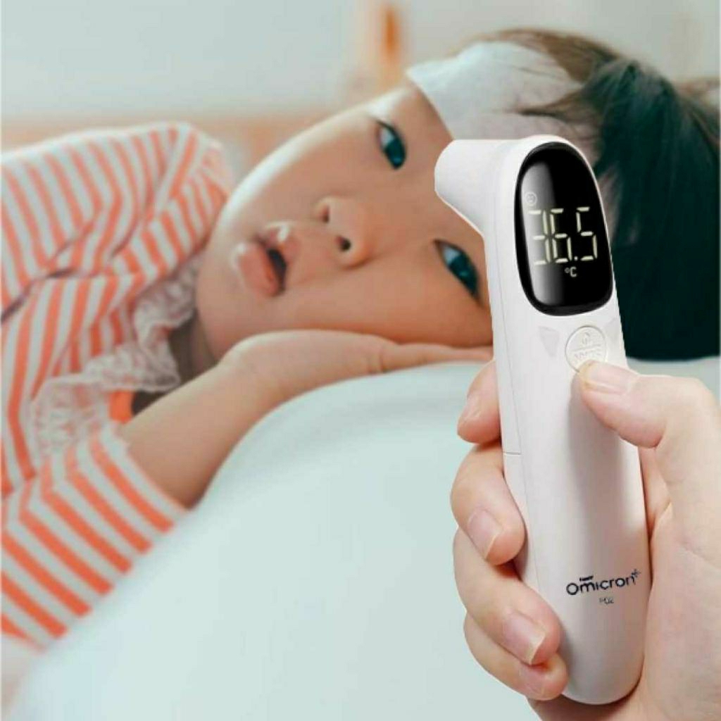 Jual TaffOmicron Termometer Suhu Tubuh Thermogun Digital Non Contact ...