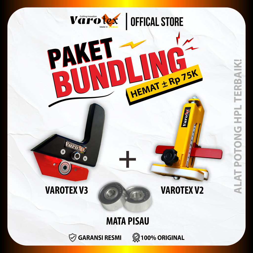 Jual Varotex Paket Hemat Bundling Varotex V2 + V3 + 2 Set Mata Cadangan ...