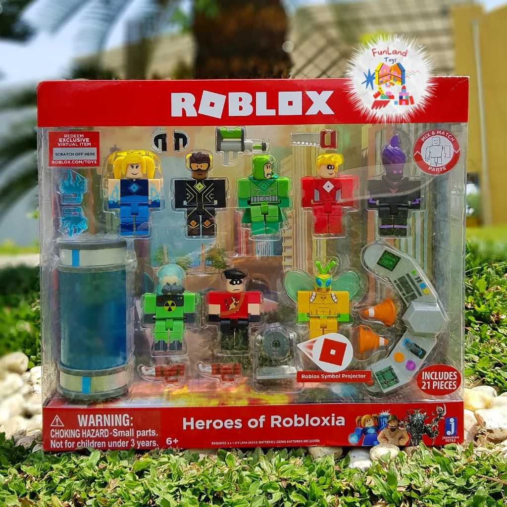 Jual Roblox Heroes of Robloxia Playset | Shopee Indonesia