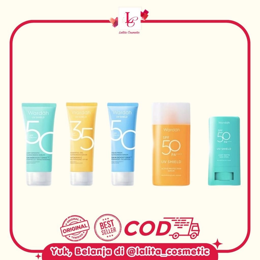 Jual WARDAH UV Shield Essential Series - Sunscreen Wardah All Variant ...