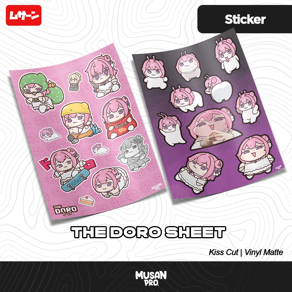 Jual Sticker Sheet DORO - VOL.1 - VOL.2 - Musan - Fan Merch | Shopee ...
