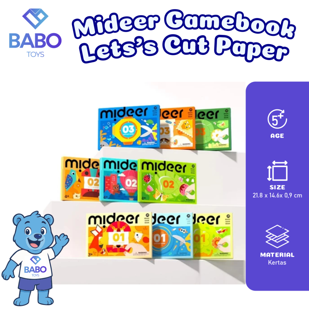 Jual Mideer Buku Aktivitas & Permainan Anak | Melatih Sensorik ...