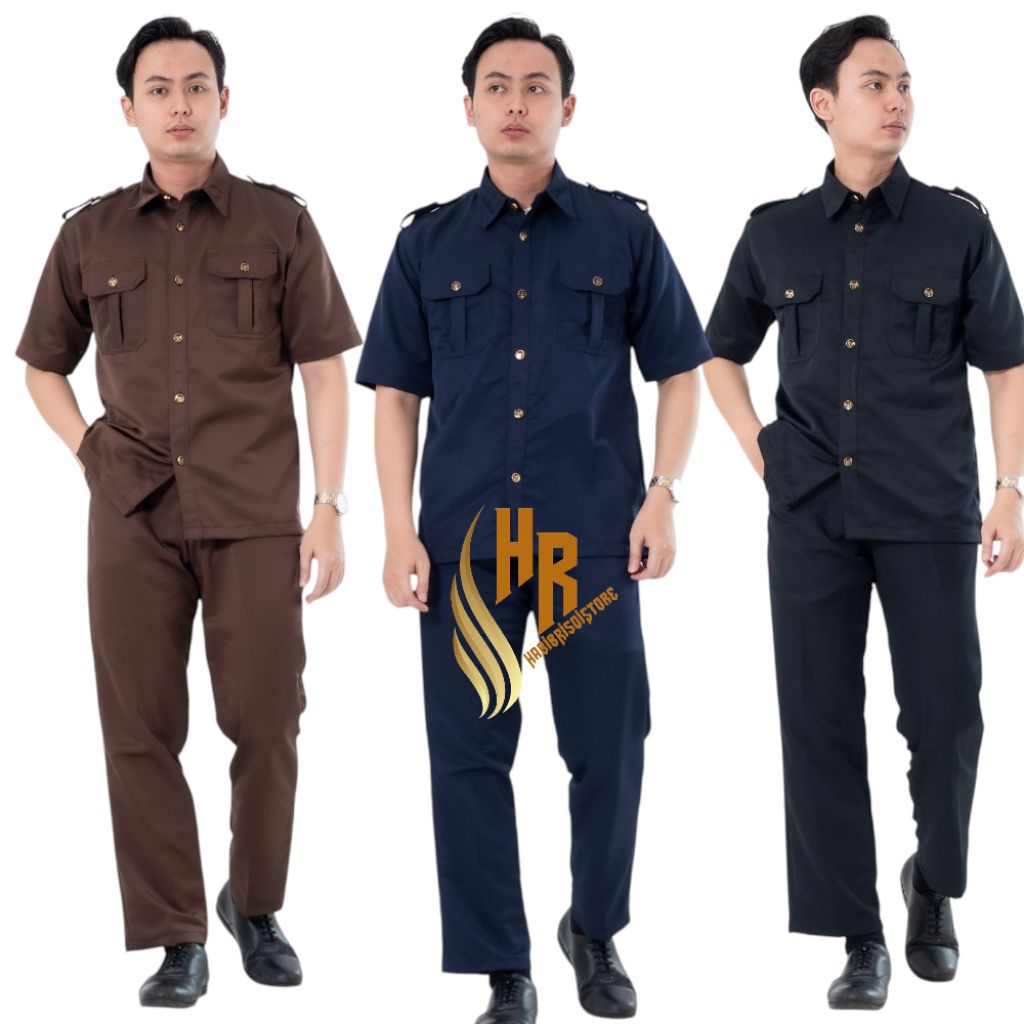 Jual seragam safari security seragam satpam seragam driver dinas kerja ...