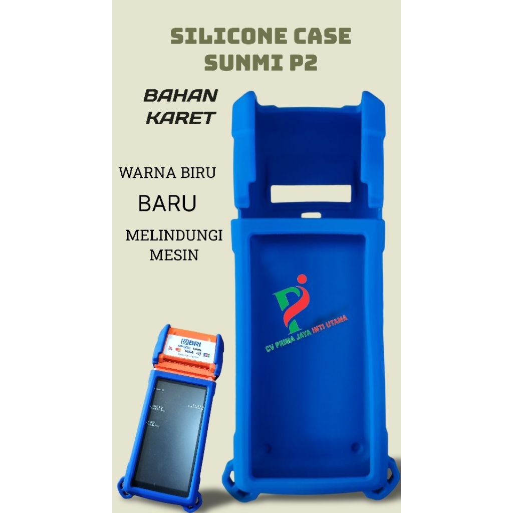 Jual Silicone case mesin Sunmi P2 warna biru | Shopee Indonesia