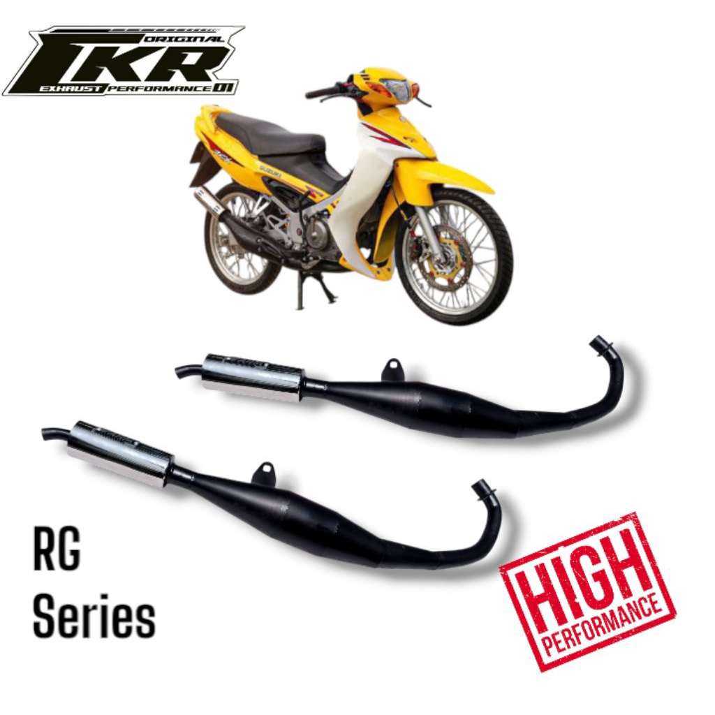 Jual Ekzos AHM Hitam for RGS / RGV / RG / RGX Eksoz standar racing ...