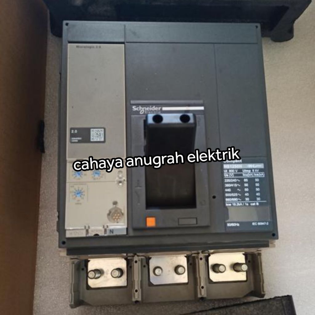 Jual MCCB SCHNEIDER NS1250N 50KA MICROLOGIC 2.0 MCCB 1250A 3P ORIGINAL | Shopee Indonesia