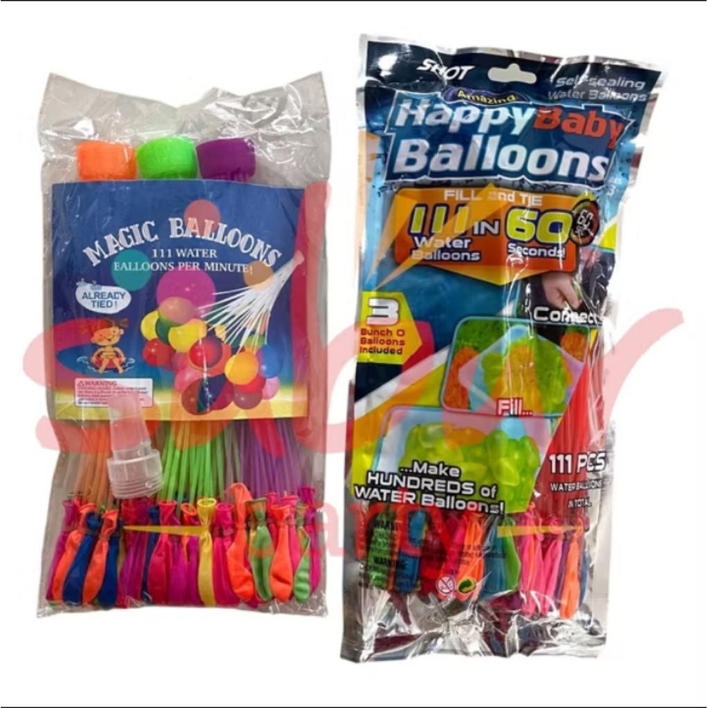 Jual BALON AIR SELANG | Water Balloon Isi 111 Pcs – Balon Air Otomatis ...