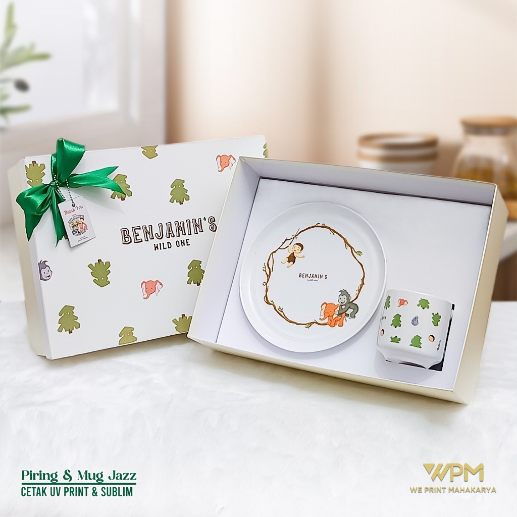 Jual PAKET SOUVENIR PIRING CUSTOM / CUSTOM PIRING | Shopee Indonesia