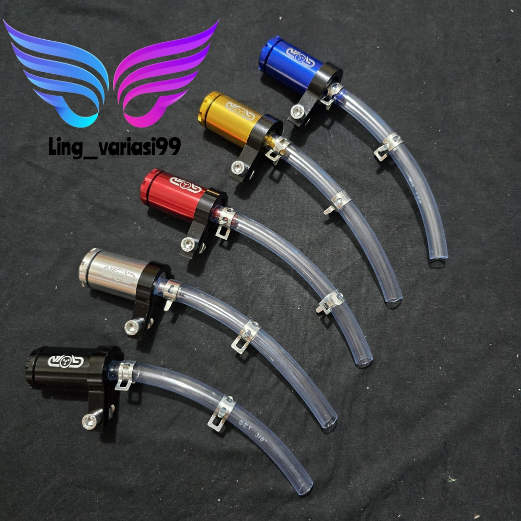 Jual TABUNG MINYAK REM CNC TITANIUM UNIVERSAL PNP BREKET TABUNG BOTOL ...