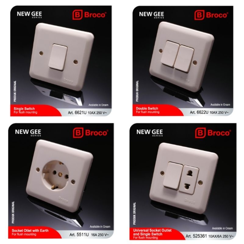 Jual SAKLAR ENGKEL SAKLAR DOUBLE SAKLAR SERI SAKLAR TRIPLE STOP KONTAK ...