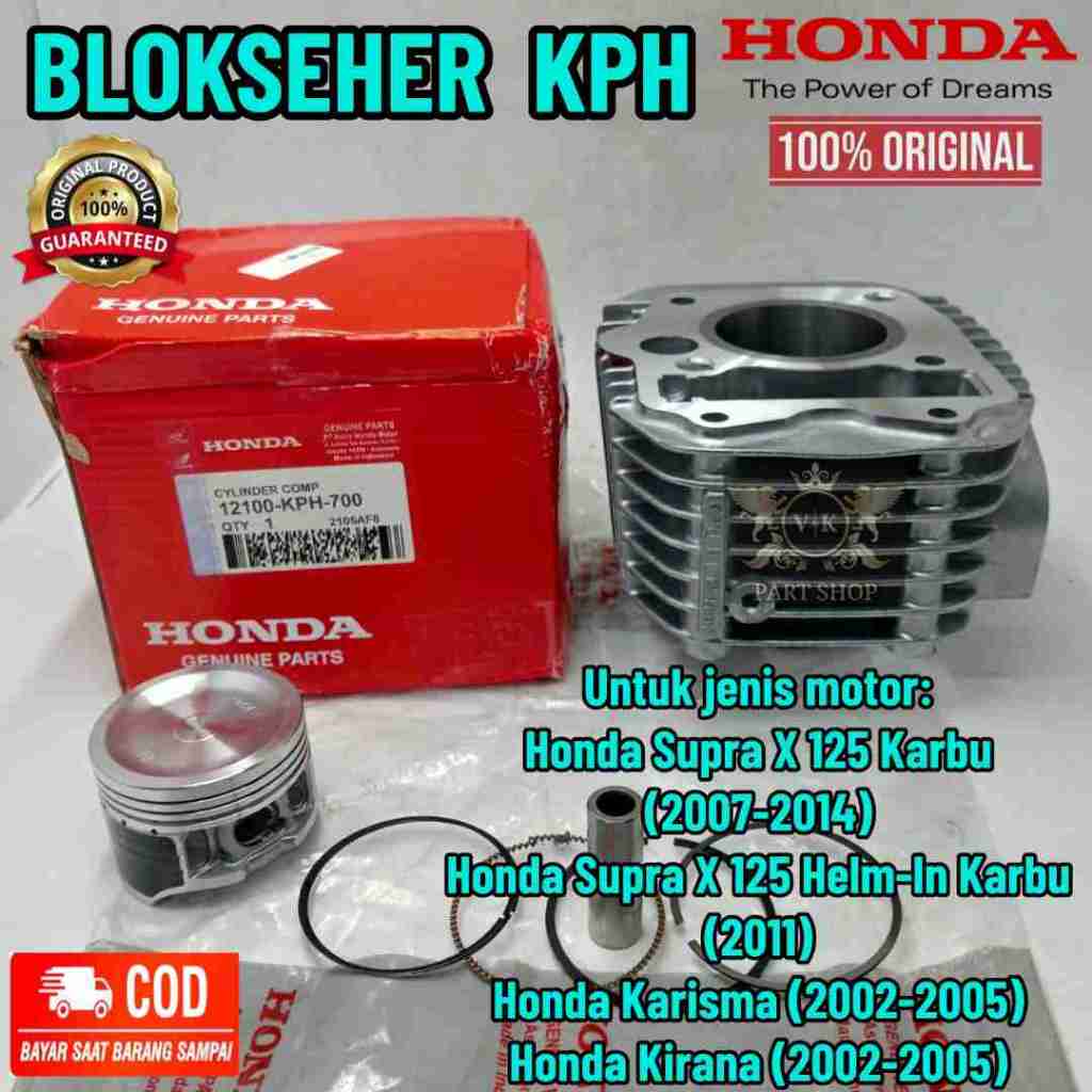 Jual BLOK SEHER KODE (KPH) ORI HONDA KARISMA,SUPRA X,SUPRA 125, KIRANA ORIGINAL 100% | Shopee ...