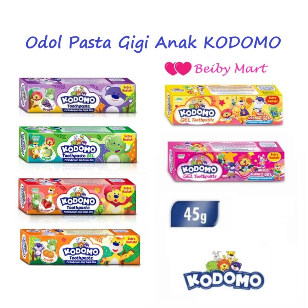 Jual Odol Pasta Gigi Anak Anak KODOMO 45Gram | Shopee Indonesia