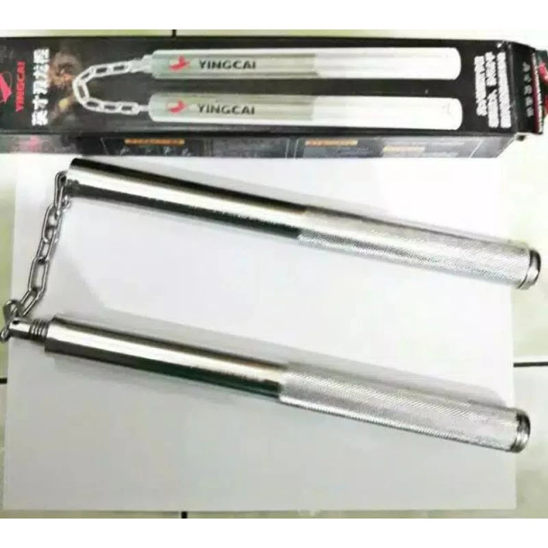 Jual Double Stick/Stik Atau Nunchaku Bahan Besi | Shopee Indonesia