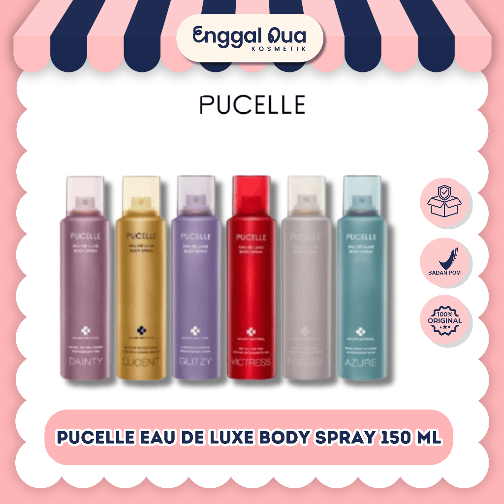 Jual PUCELLE Eau De Luxe Body Spray Women 150ml | Shopee Indonesia