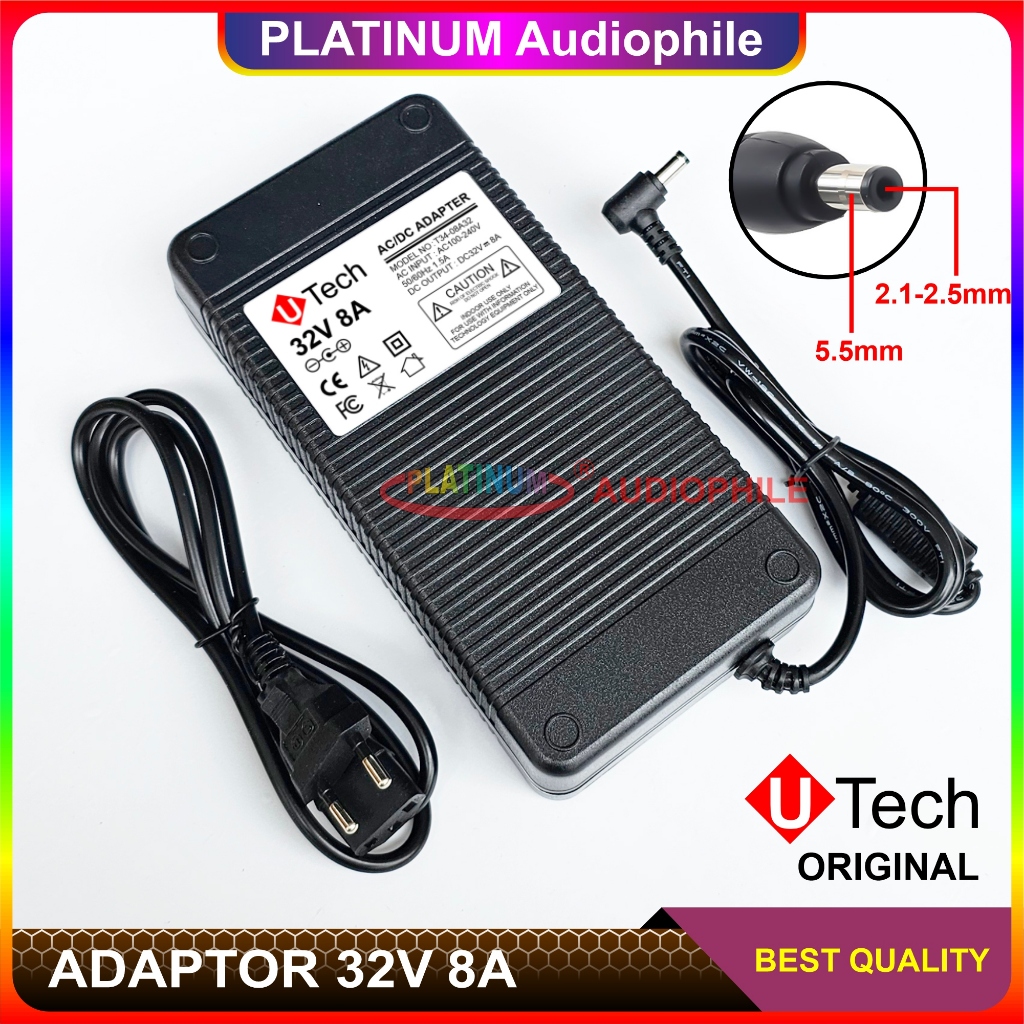 Jual ADAPTOR 32V 8A Murni AC DC Adapter Power Supply Lampu Led Strip ...