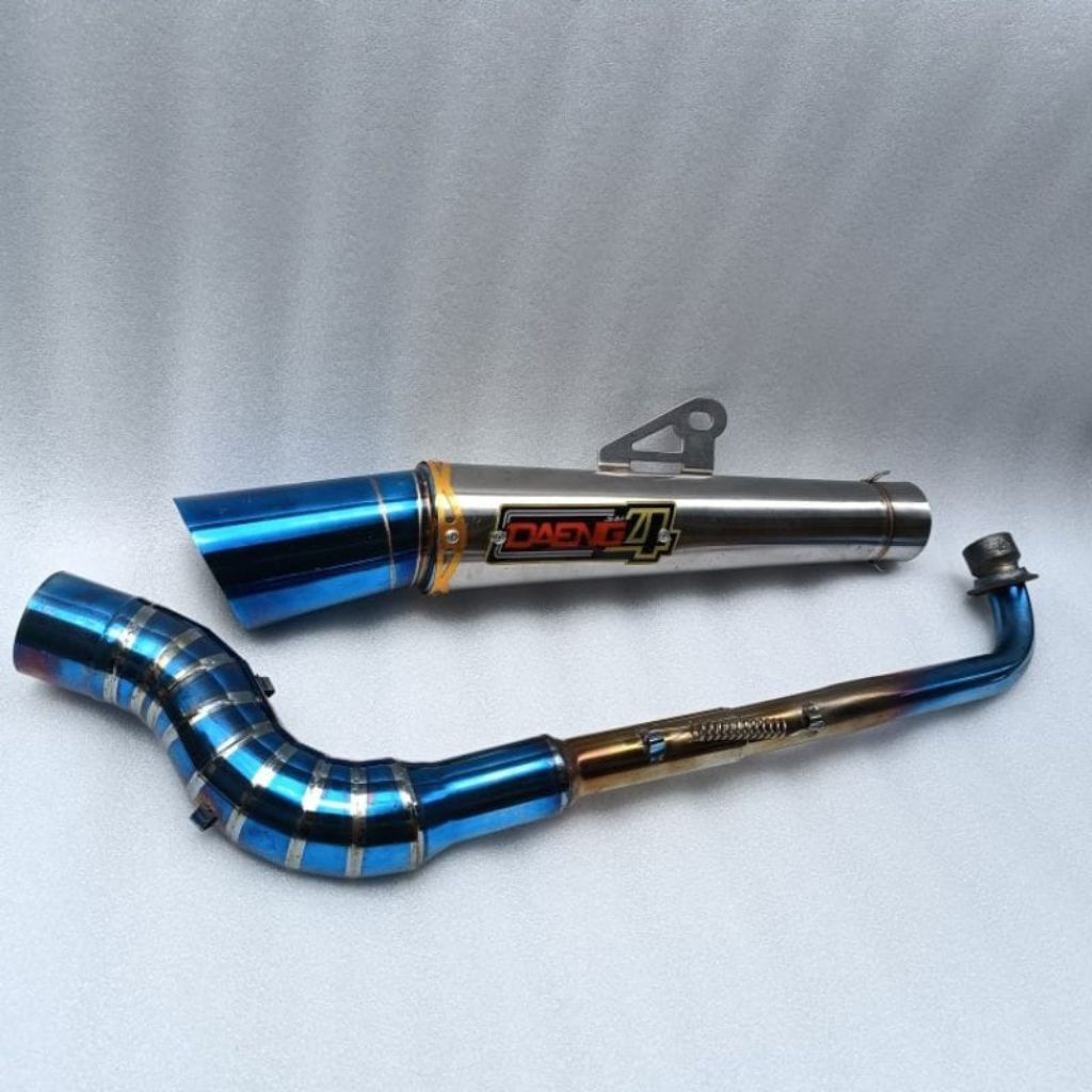Jual (BG) Open Pipe Daeng sai4 Full Set for Wave 125 Xrm 100 110 Xrm ...