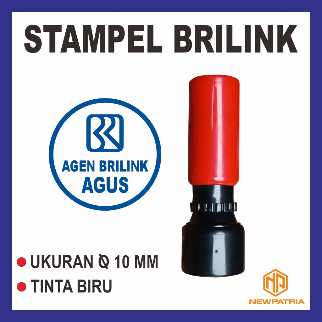 Jual STAMPLE STAMPEL BRILINK STAMPEL KARTU MEMBER UKURAN GAGANG 12 | Shopee Indonesia