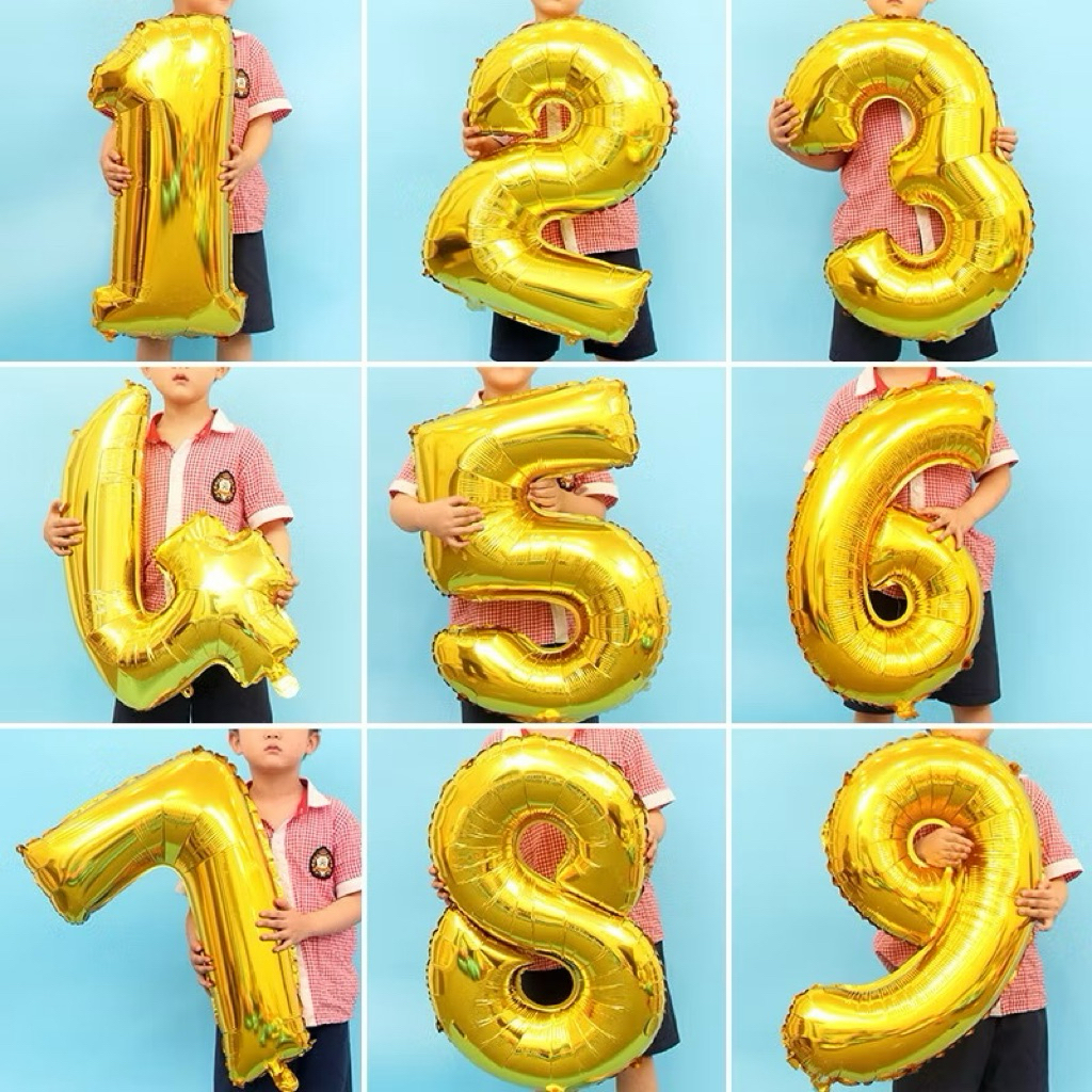 Jual BALON FOIL ANGKA 80CM GOLD PERLENGAKAPAN DEKORASI ULTAH PESTA ...
