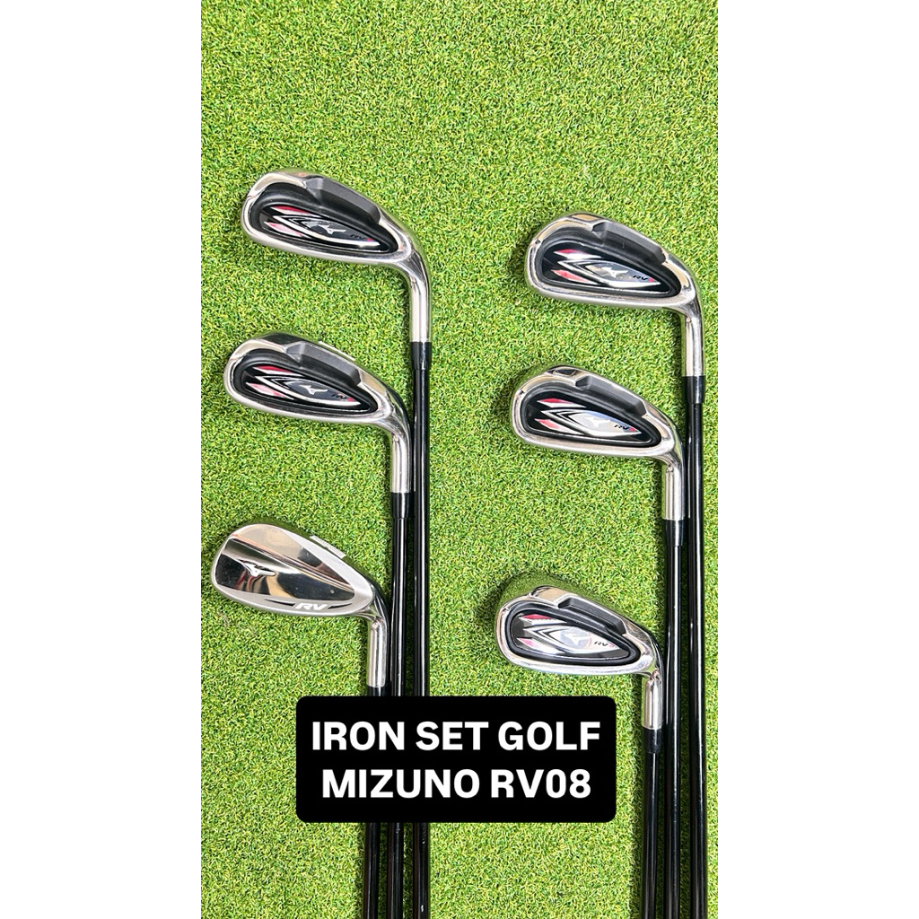 Jual Stick Golf Iron Set Golf Man Mizuno RV8 Shaft Graphite Flek ...