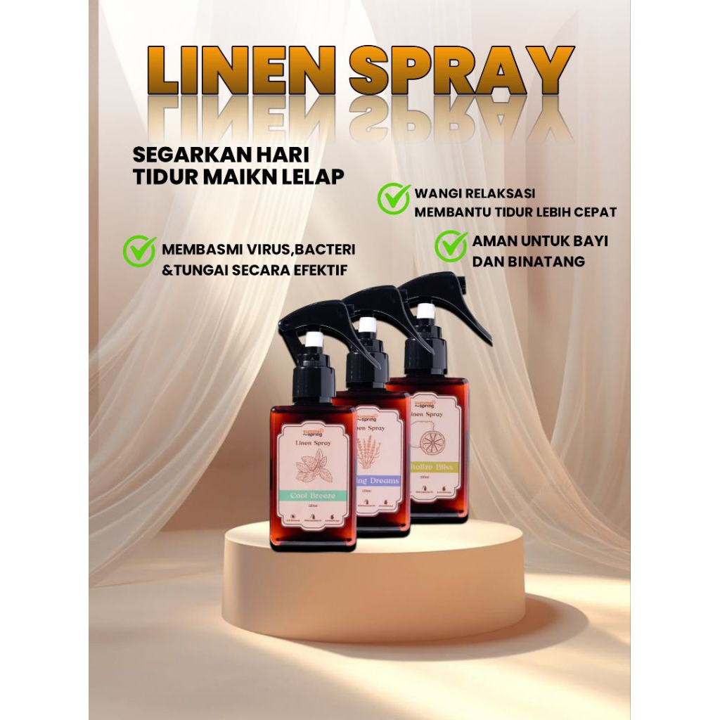 Jual SUMMERSPRING - Room&Linen Spray 120ml/Anti Virus/Anti Bakteri ...