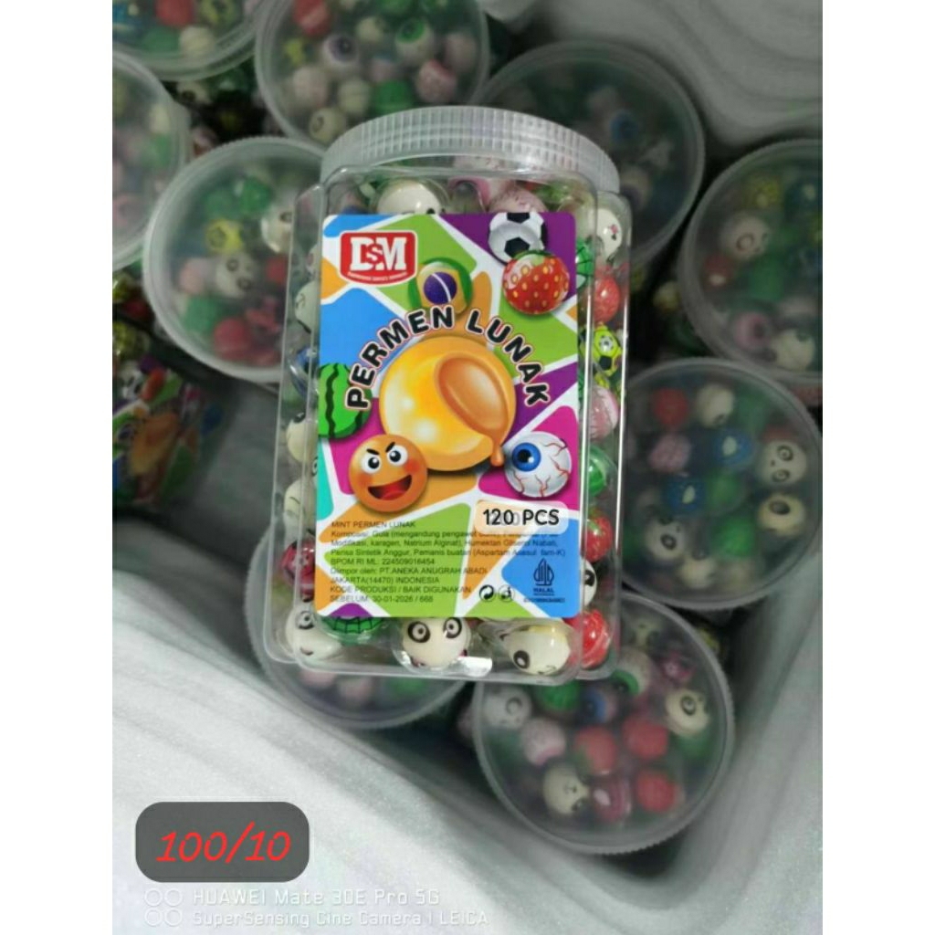 Jual PERMEN LUNAK Mini ISI 120, 200 Pcs dan Lunak Besar 50pcs | Shopee ...