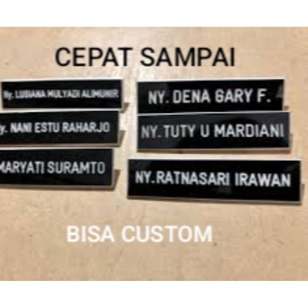 Jual Nametag name tag pin nama papan nama | Shopee Indonesia