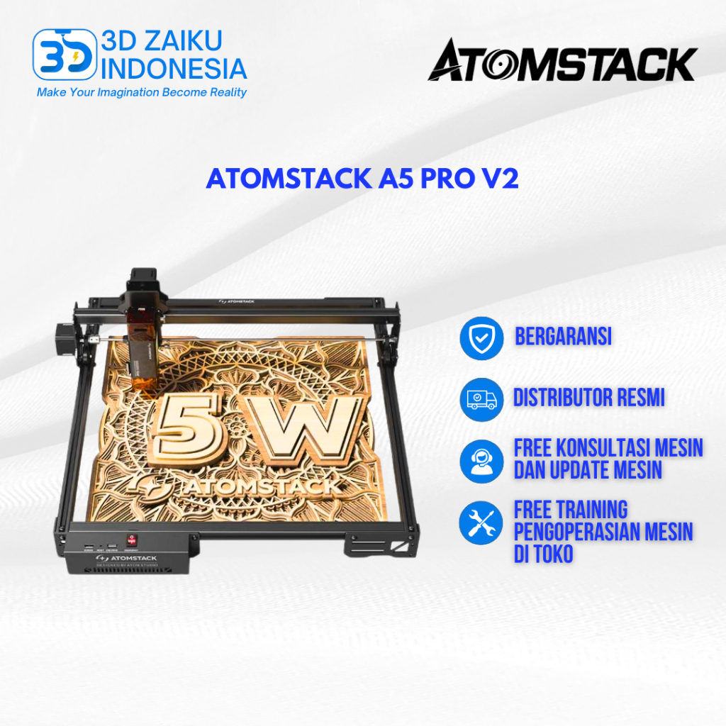 Jual Original Atomstack A5 Pro V2 Laser Engrave and Cutting Machine ...