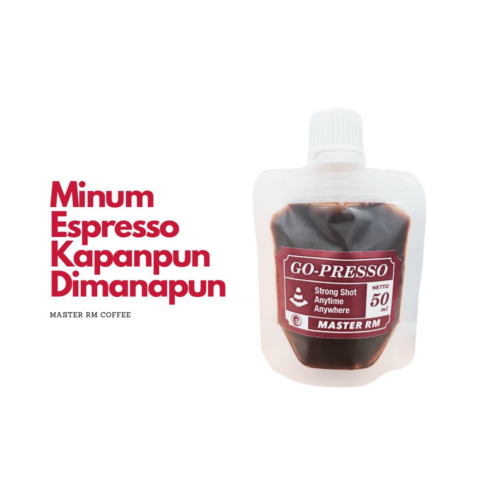 Jual MASTER RM - GOPRESSO Minuman Kopi Espresso 50 ml | Shopee Indonesia