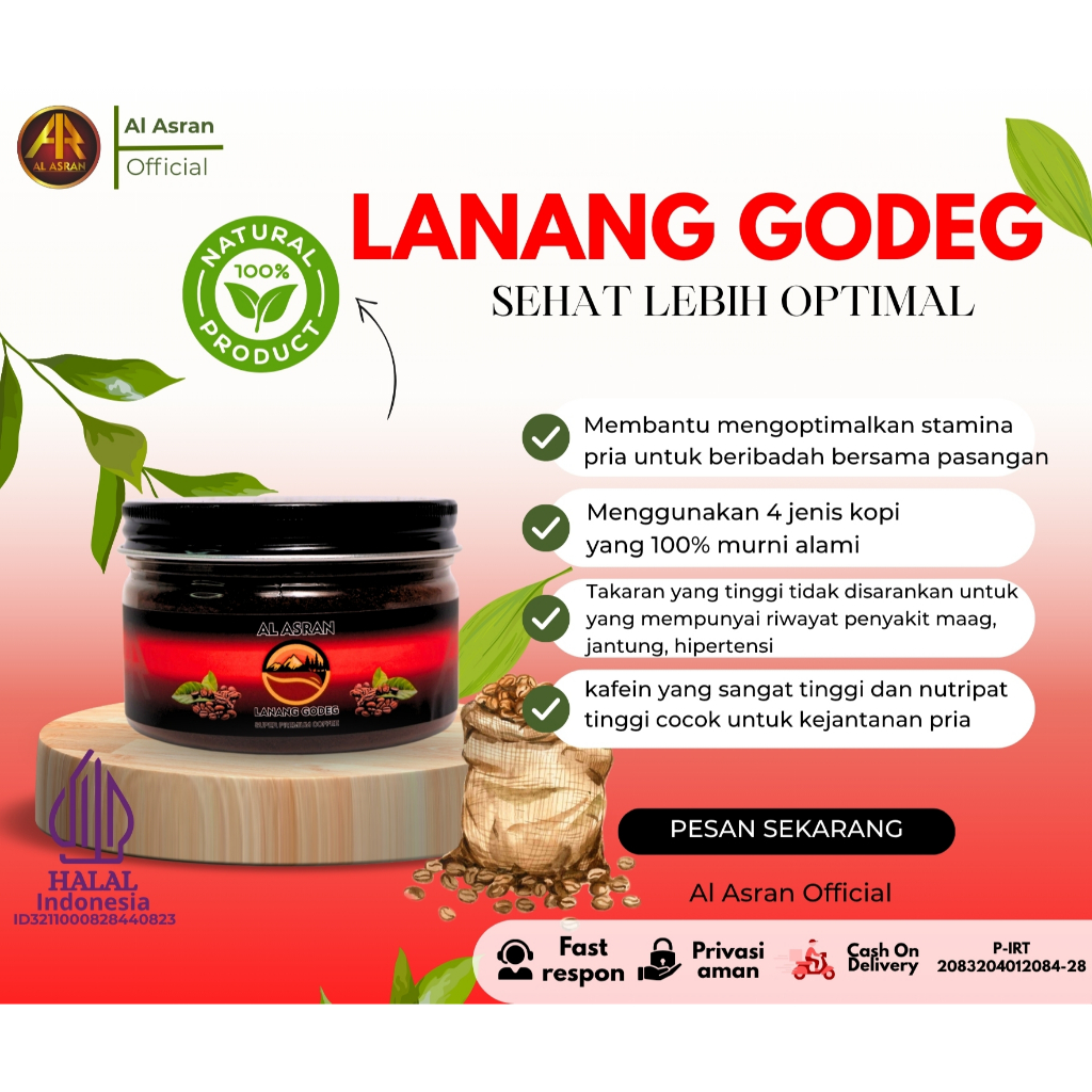 Jual Kopi Lanang Godeg AL ASRAN super premium coffee untuk pria dan ...