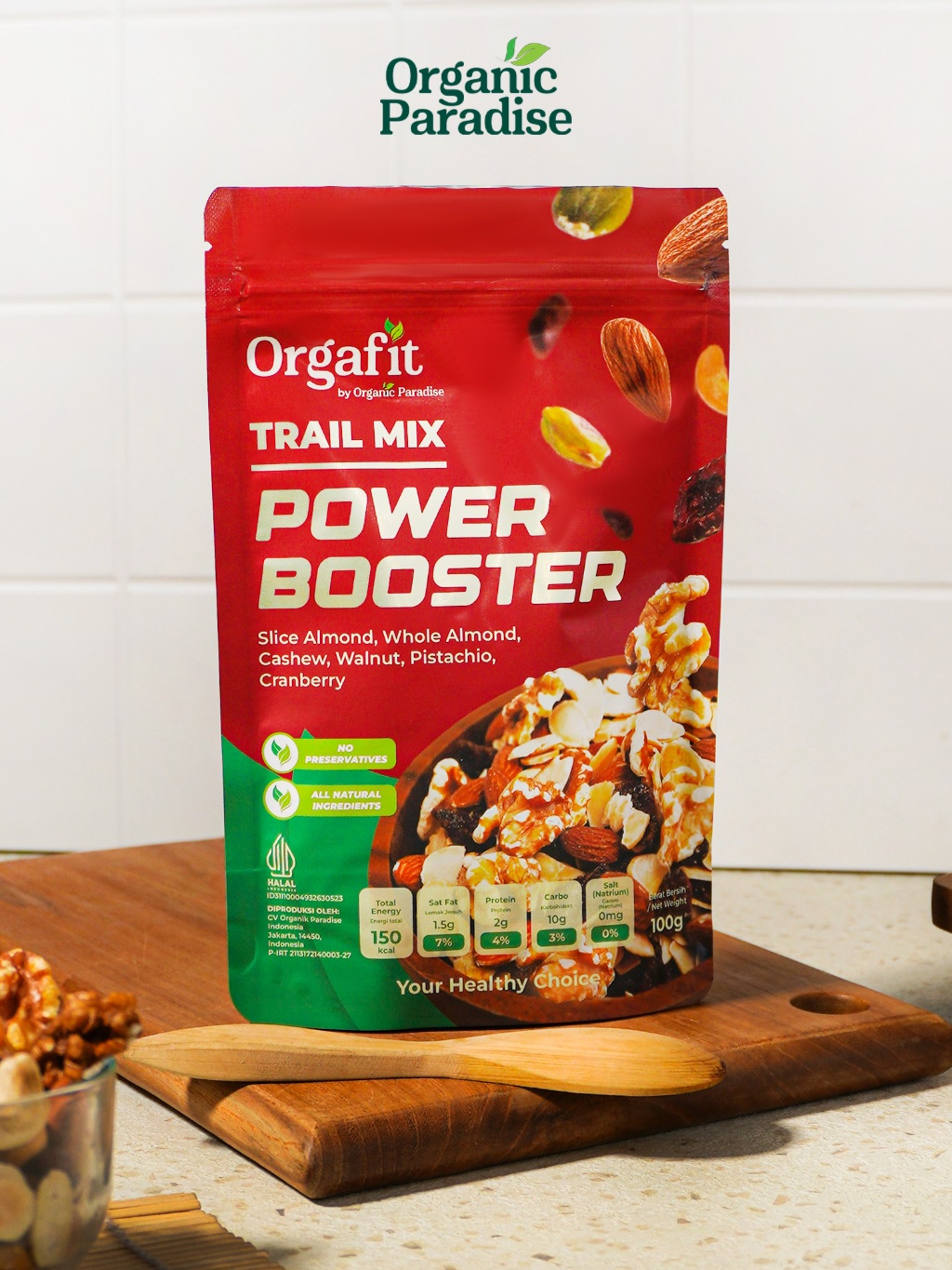 Jual Trail Mix Nut Power Booster 100 gram / Kacang Mix variant Power ...