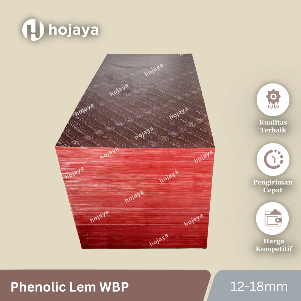 Jual Hojaya: Triplek Phenolic Lem WBP | Triplek Phenolic Film Face Cor ...